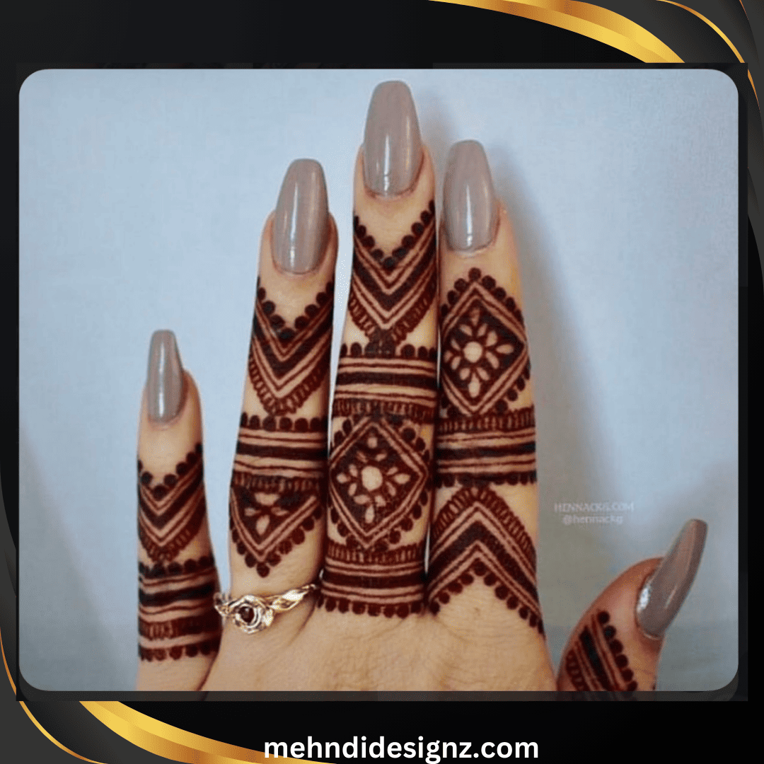 50 Royal Finger Mehndi Designs for Minimalist Lovers - Mehndi Designz