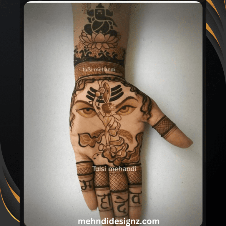Shivratri Mehndi Designs to Celebrate the Divine! - Mehndi Designz